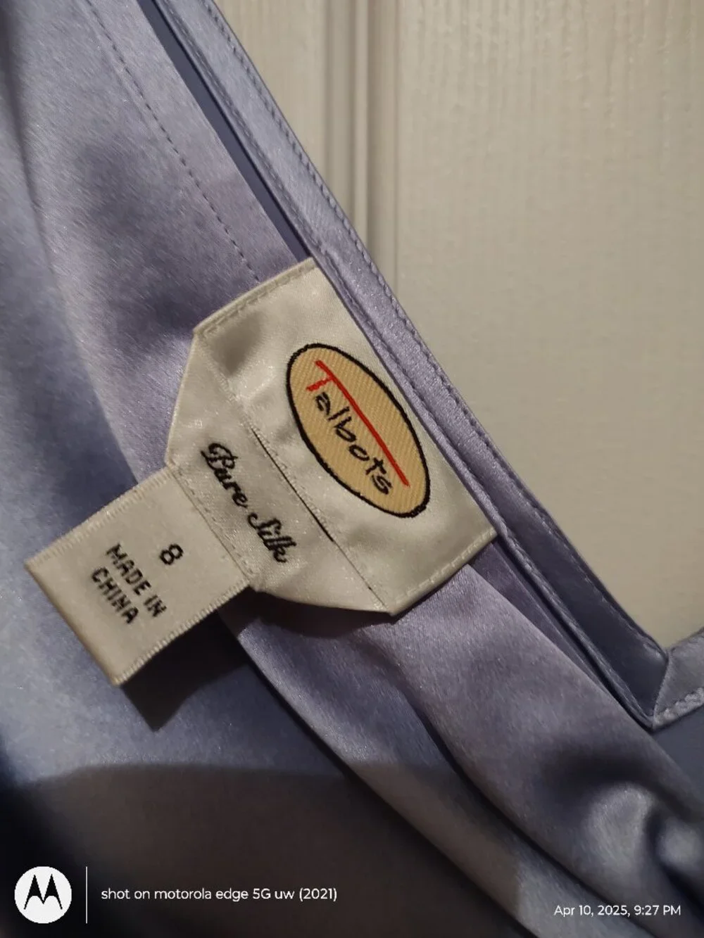Talbots | Tops | Talbots 0 Silk Satin Top Twist Knot Front Empire Waist ...